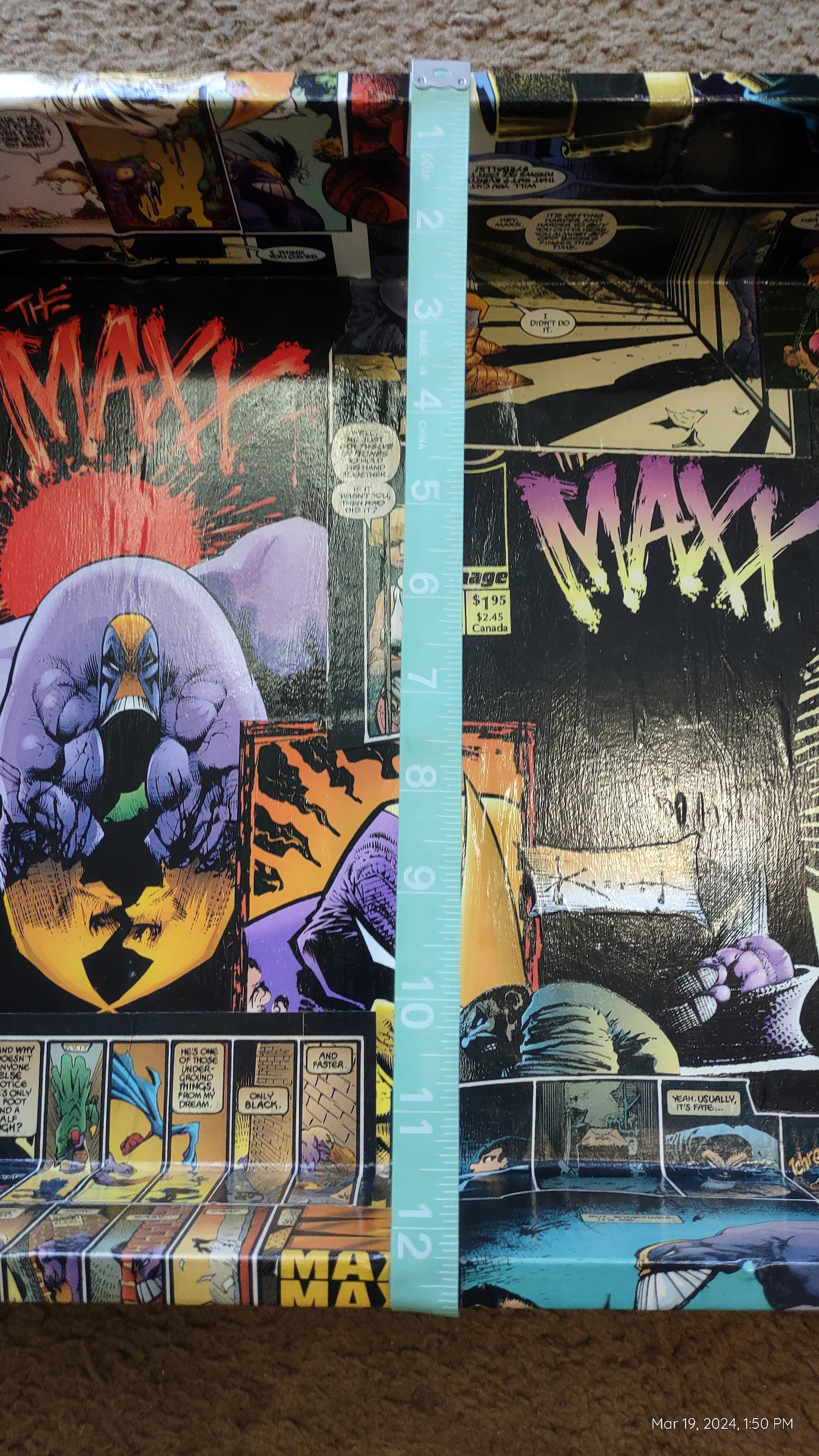 The Maxx Comic Book Deco Podge Vintage Wine Tray, the Maxx Comic's, Vintage Wine Tray Art, - Etsy