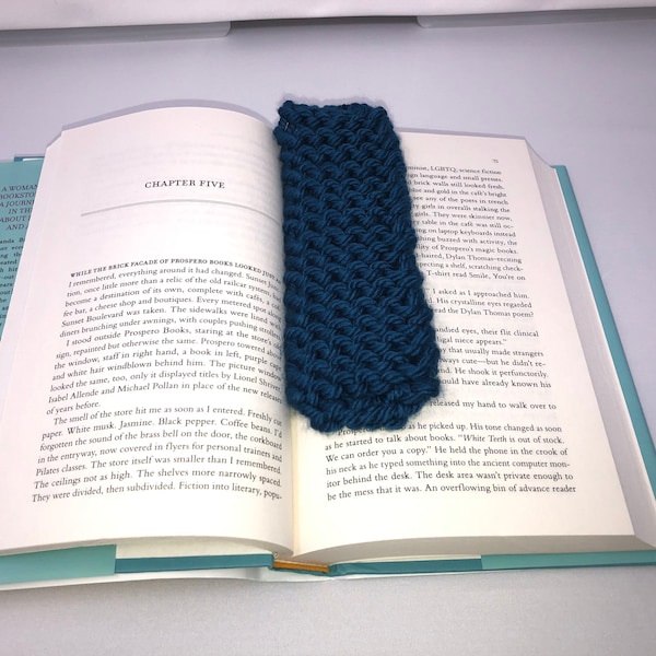 Knitted Bookmark - Etsy