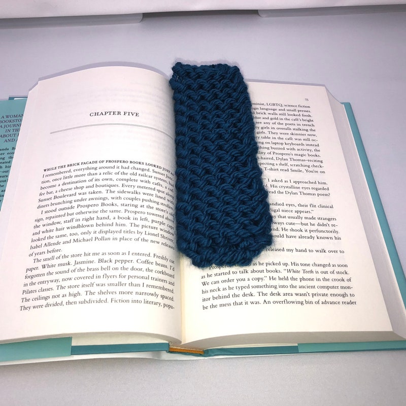 Knitted Bookmark - Etsy