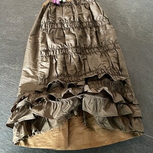 Antique Victorian 1880s Bustle Dress Basque Silk 3-pc Silk Tafetta. the ...