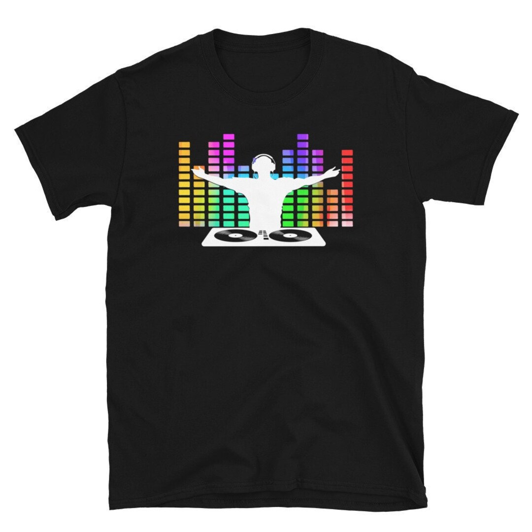 DJ Shirt Analog Classic VU Meter Record Studio Music Mixing DJ T-shirt ...