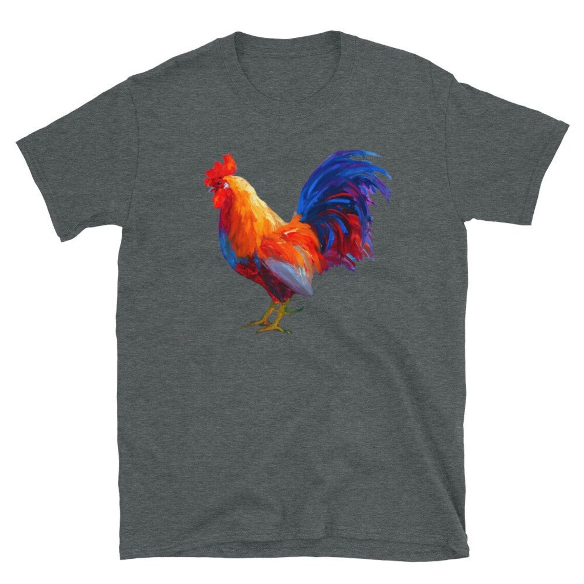 Rooster Shirt Chicken Shirt Rooster Decor Colorful Country Gifts Gallo ...