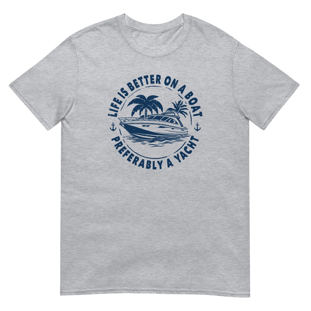 Nautical Boat Captain Yacht Sailor Shirt - Trendy Sea Adventure Tee My ...