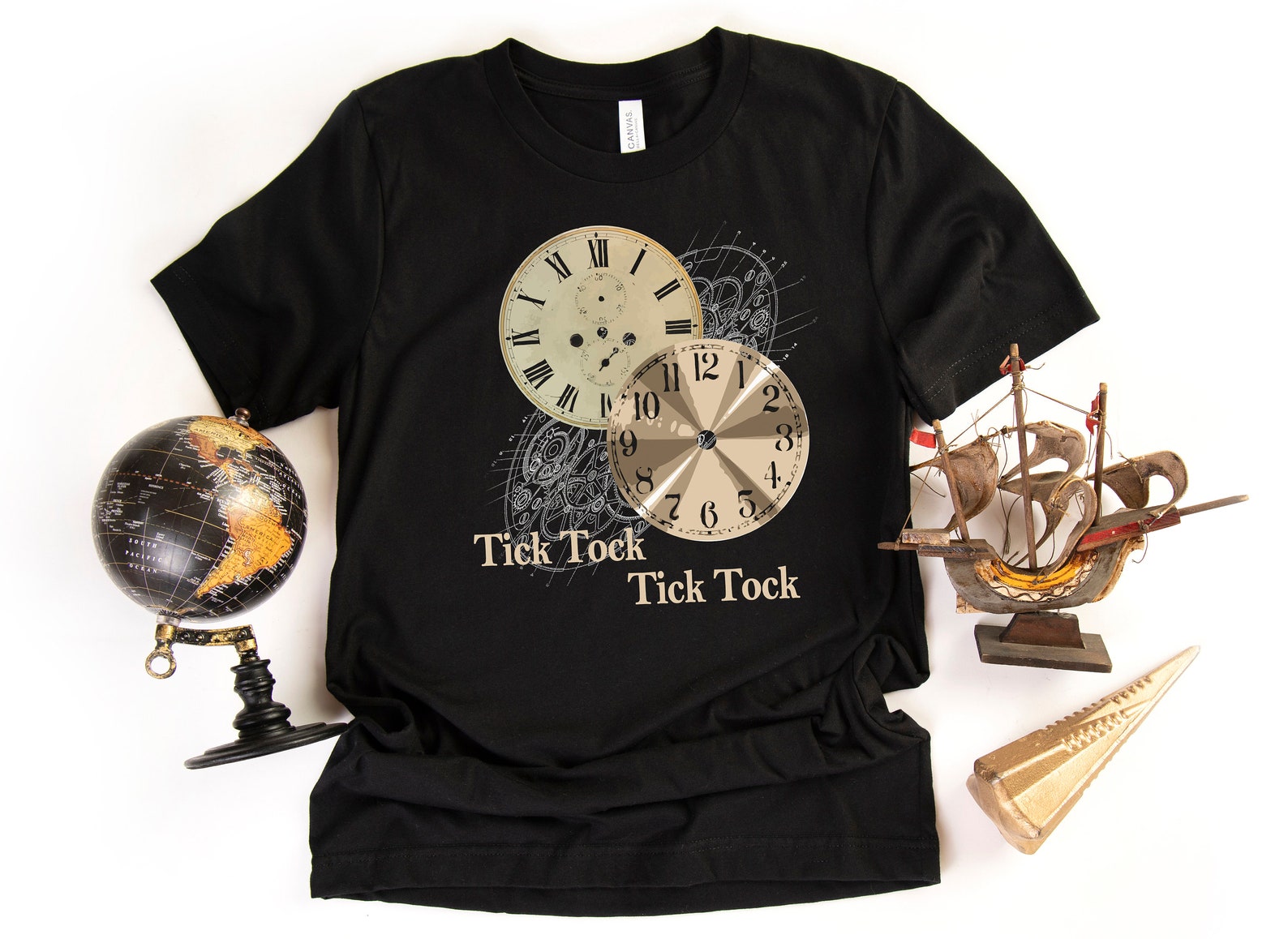 Grandfather Clock Collector Gift Antique Clock Shirt Vintage Alarm ...