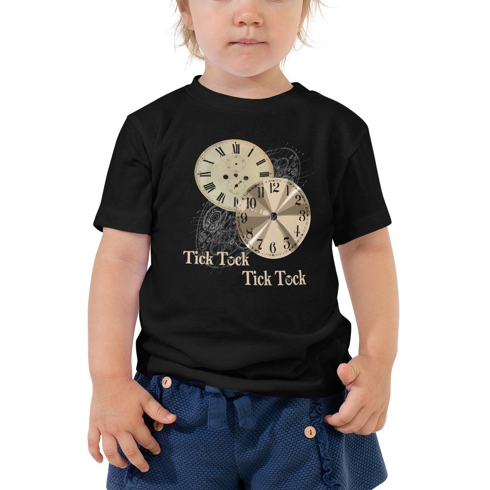 Clock Toddler Short Sleeve Tee - Etsy