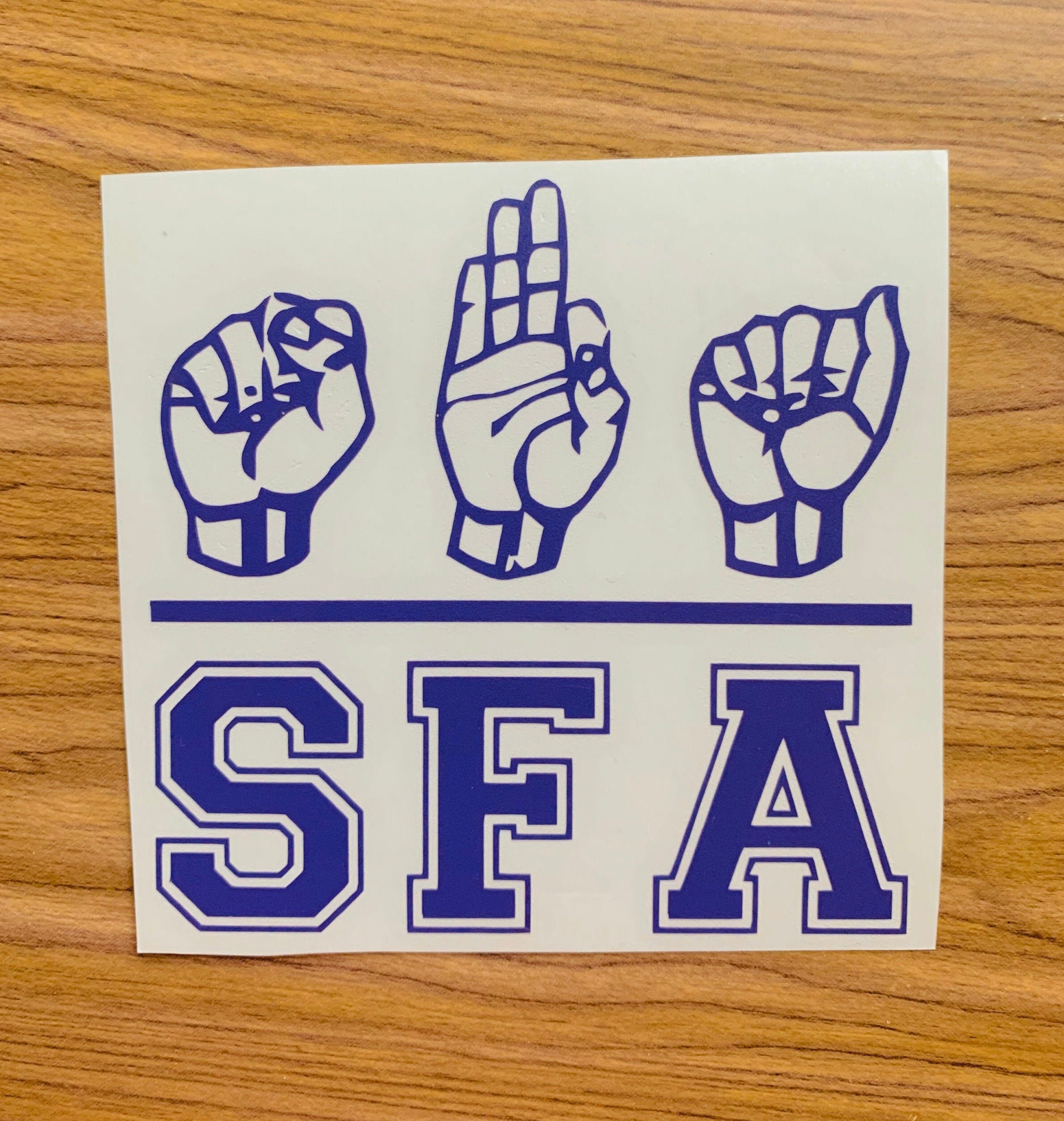 Sfa Lumberjacks Hand Sign