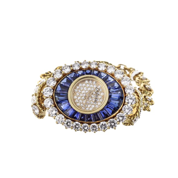 De Laneau Vintage -Diamond Dial, Yellow Gold - Gem