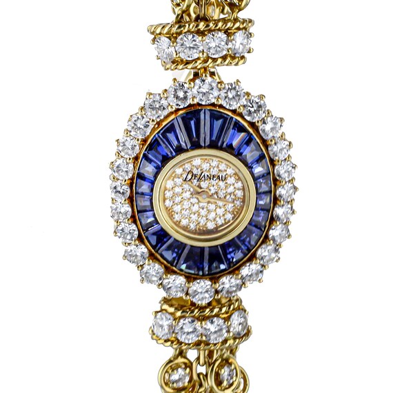 De Laneau Vintage -Diamond Dial, Yellow Gold - Gem