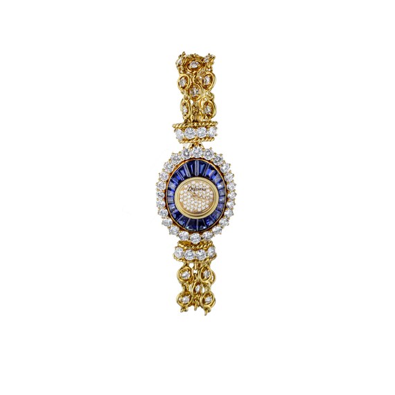 De Laneau Vintage -Diamond Dial, Yellow Gold - Gem