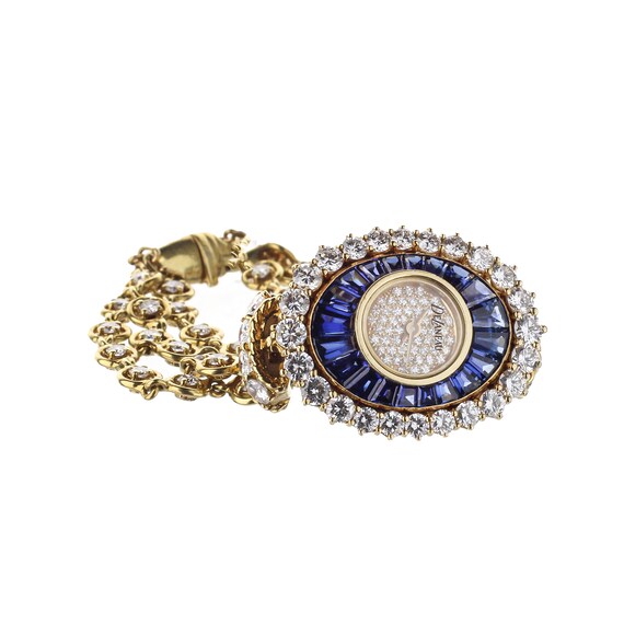 De Laneau Vintage -Diamond Dial, Yellow Gold - Gem