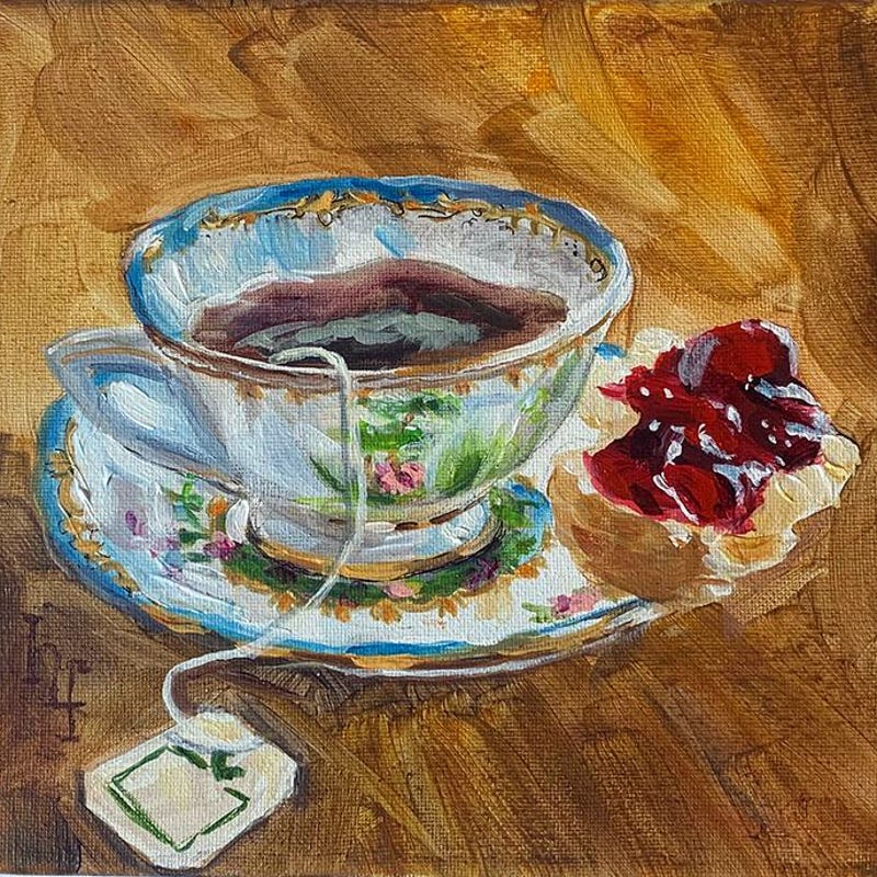 Square Tea Cup - Etsy