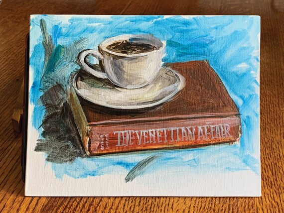 Coffee Painting On Canvas Board