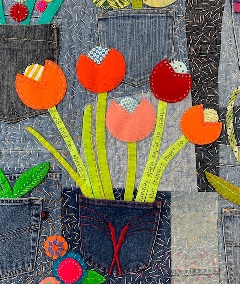 PDF- Pockets Full of Posies Quilt Pattern Booklet - Downloadable PDF - Etsy