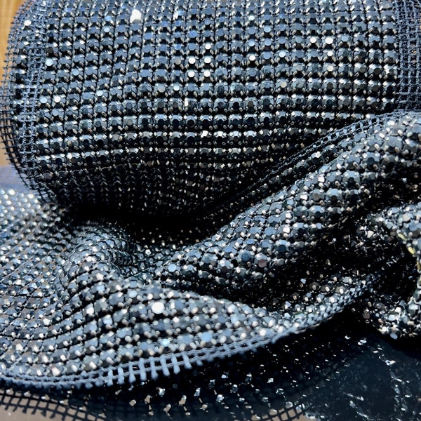 Rhinestone Mesh - Etsy