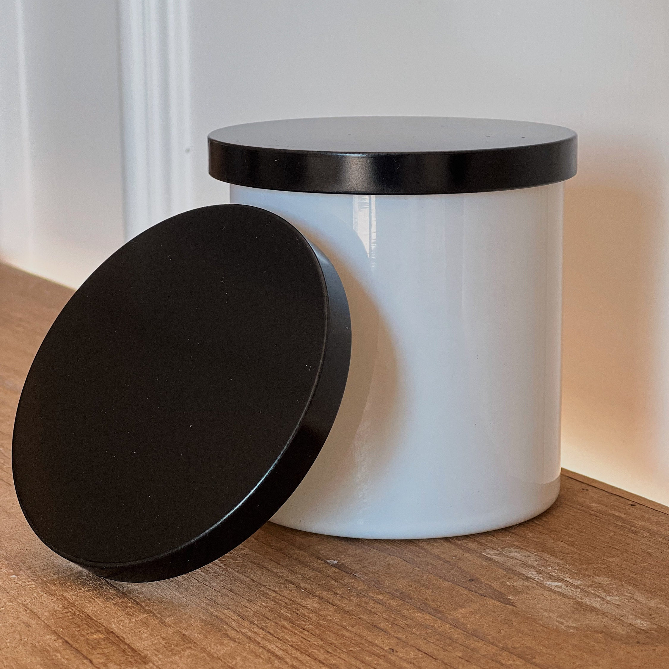 Large Glossy Black Metal Lid With Silicone | 6 Pk. | 12 Pk. | 50 Pk. - Etsy