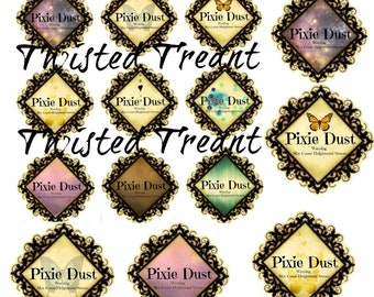 Pixie Dust Digital Labels - Etsy