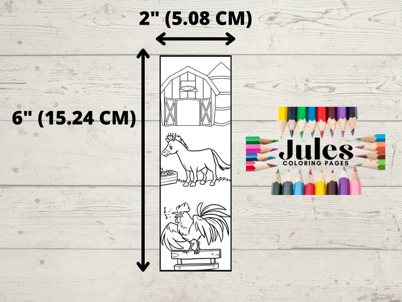 Farm Bookmarks Printable, Farm Party Favors for Kids, Tractor Party ...