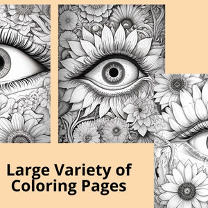 PLR Coloring Pages, Adult Coloring Pages Grayscale, Flower Coloring ...