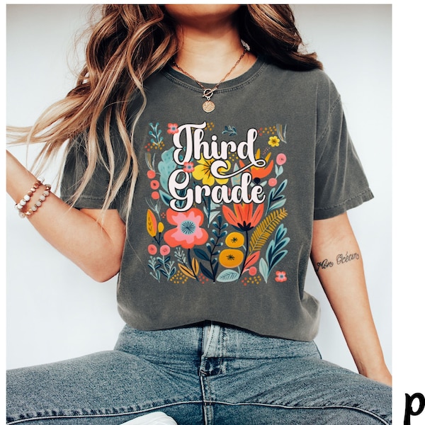 3rd Grade Teacher Shirt - Etsy