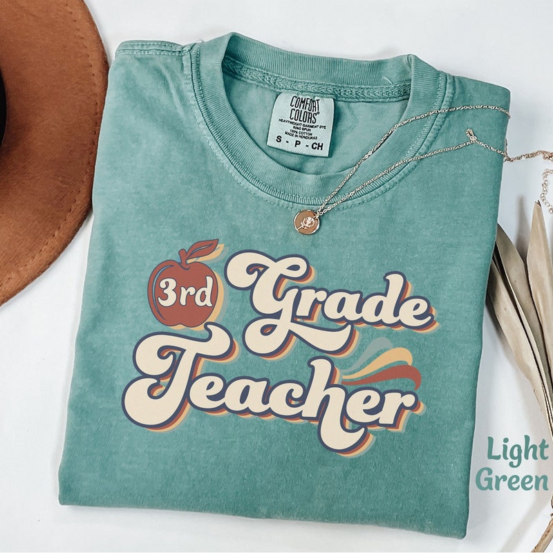 3rd Grade Teacher Shirt - Etsy