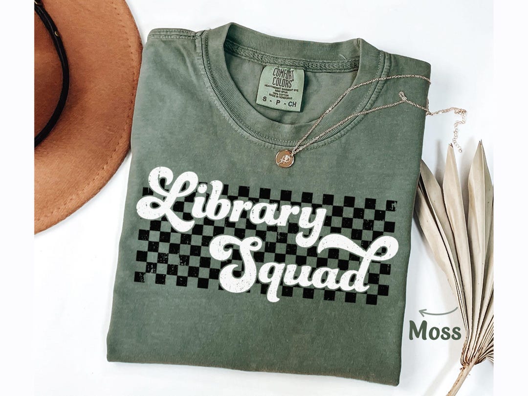 Library Squad Shirt, Librarian Shirt School Librarian Tee Librarian ...