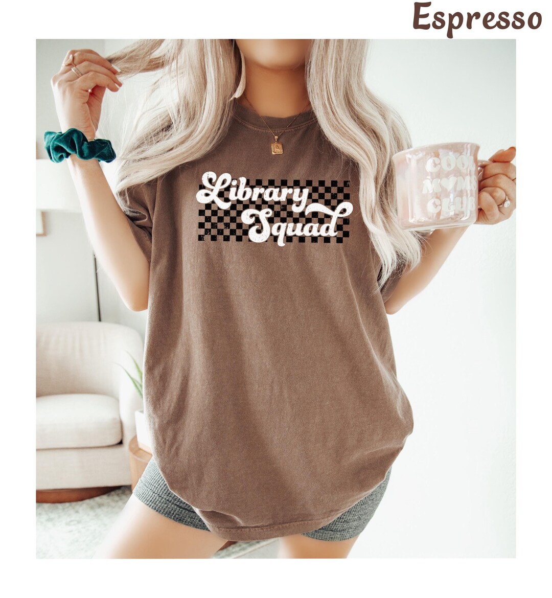 Library Squad Shirt, Librarian Shirt School Librarian Tee Librarian ...