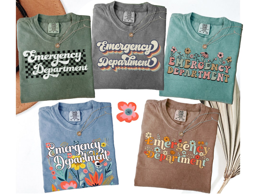 Emergency Department Shirts, Gifts for Emergency Department Tech, Nurse ...