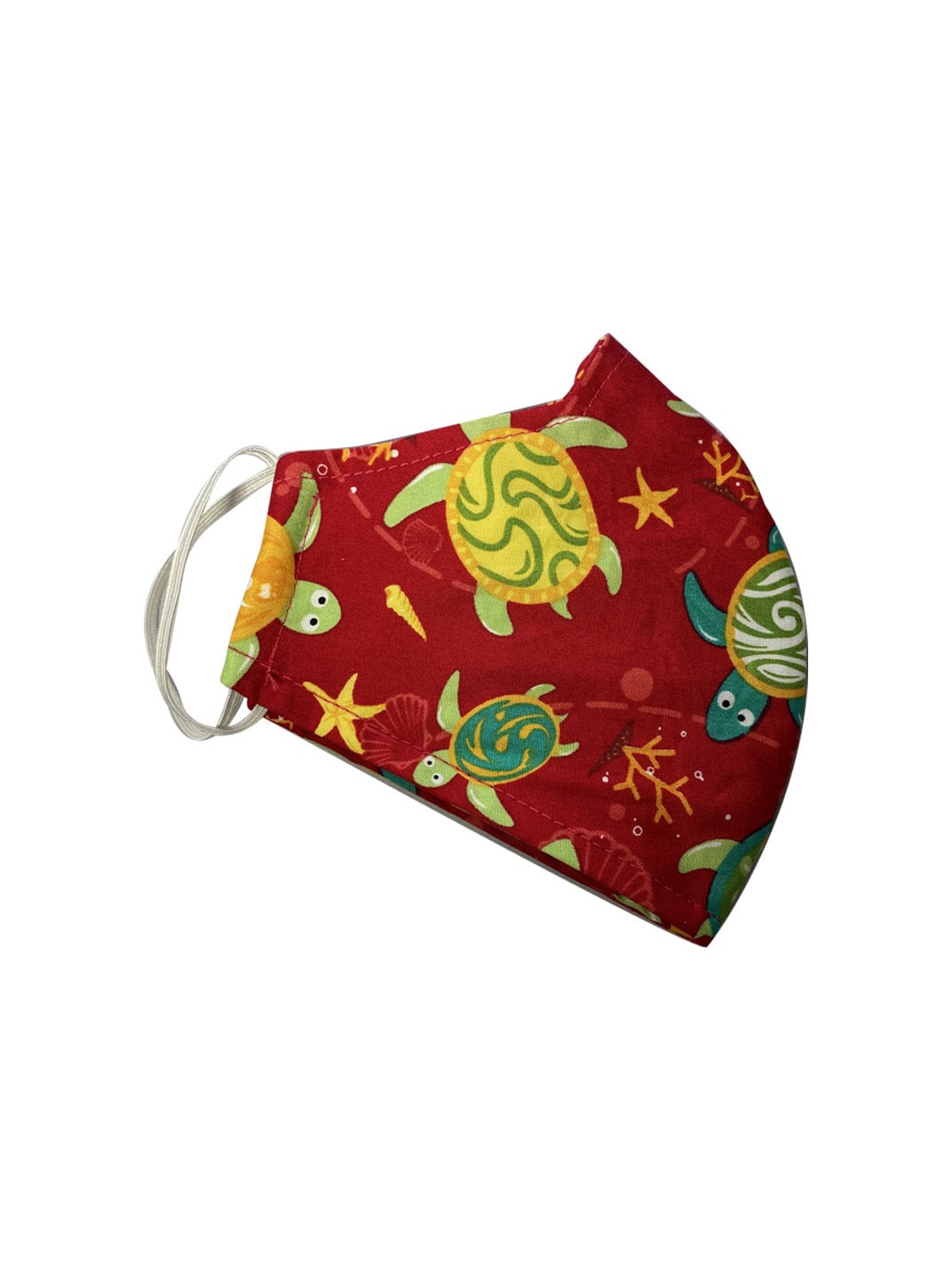 Face Masks 3 Layer Filter Hawaiian Aloha Print Red Turtle Honu - Etsy