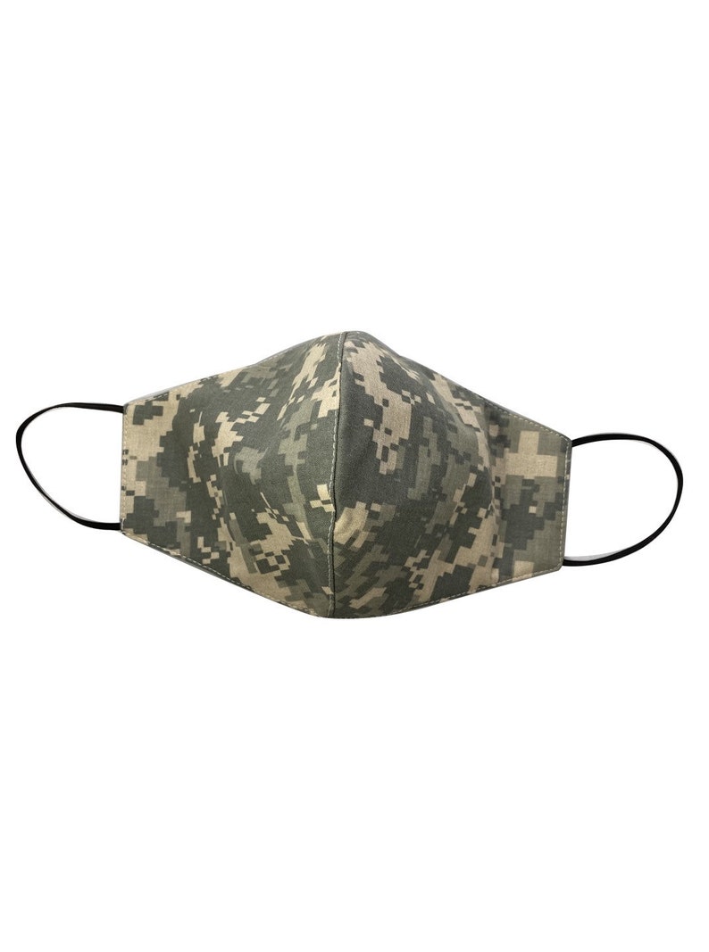 Face Masks 3 Layer Filter Military Digital Camo Camouflage - Etsy