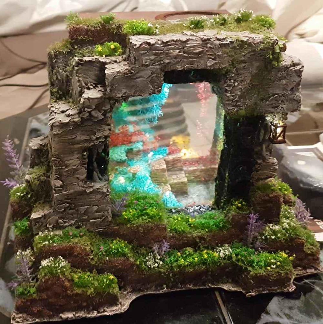 Nether Portal Infinity Mirror - Etsy