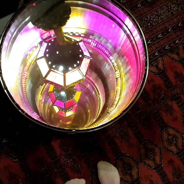 Infinity Mirror Table - Etsy