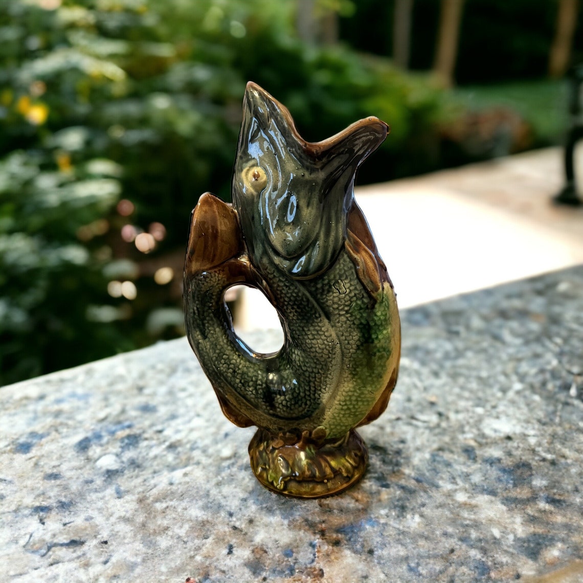 Antique Victorian Majolica Fish Pitcher C1800s 11 1/4 - Etsy