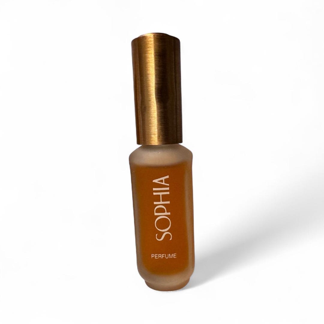 Vintage Sophia Perfume Parfum Splash .5 Oz Coty Pfizer Frosted Glass Bottle - Etsy