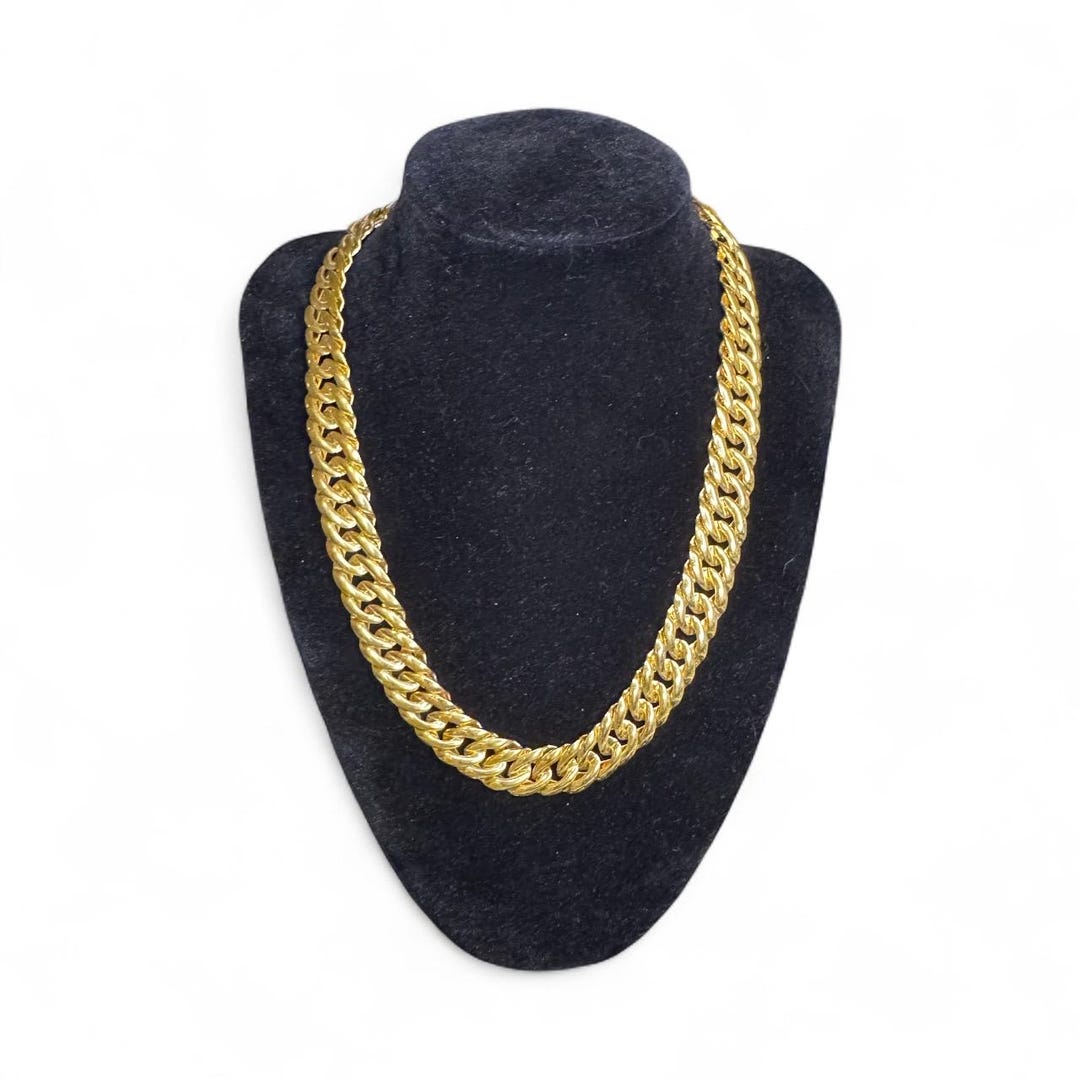 Vintage Napier Gold Tone Link Chain Collar Necklace 19” (A) - Etsy