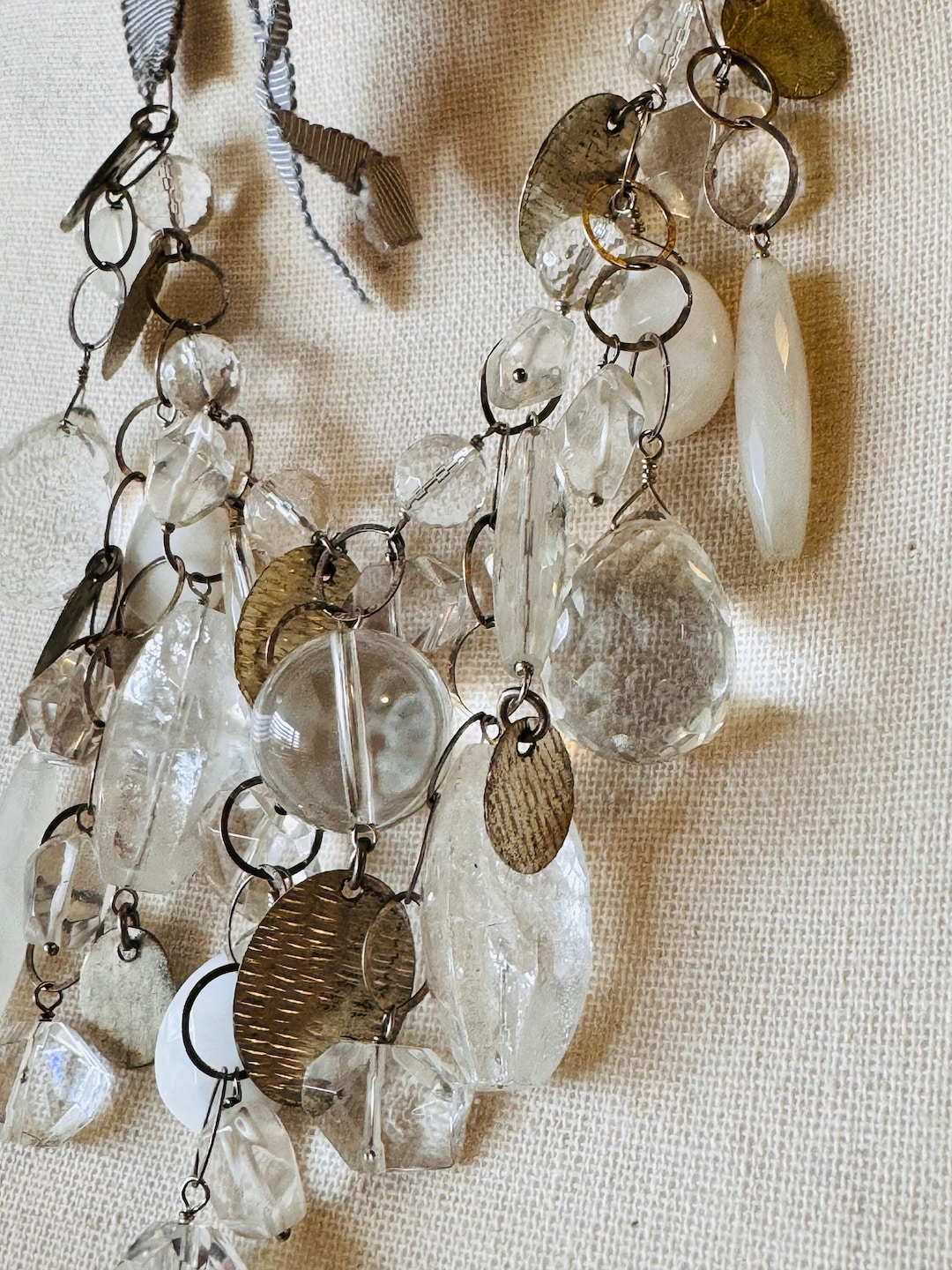 Signed Chan Luu Huge Double Ribbon Statement Bib Necklace - Etsy