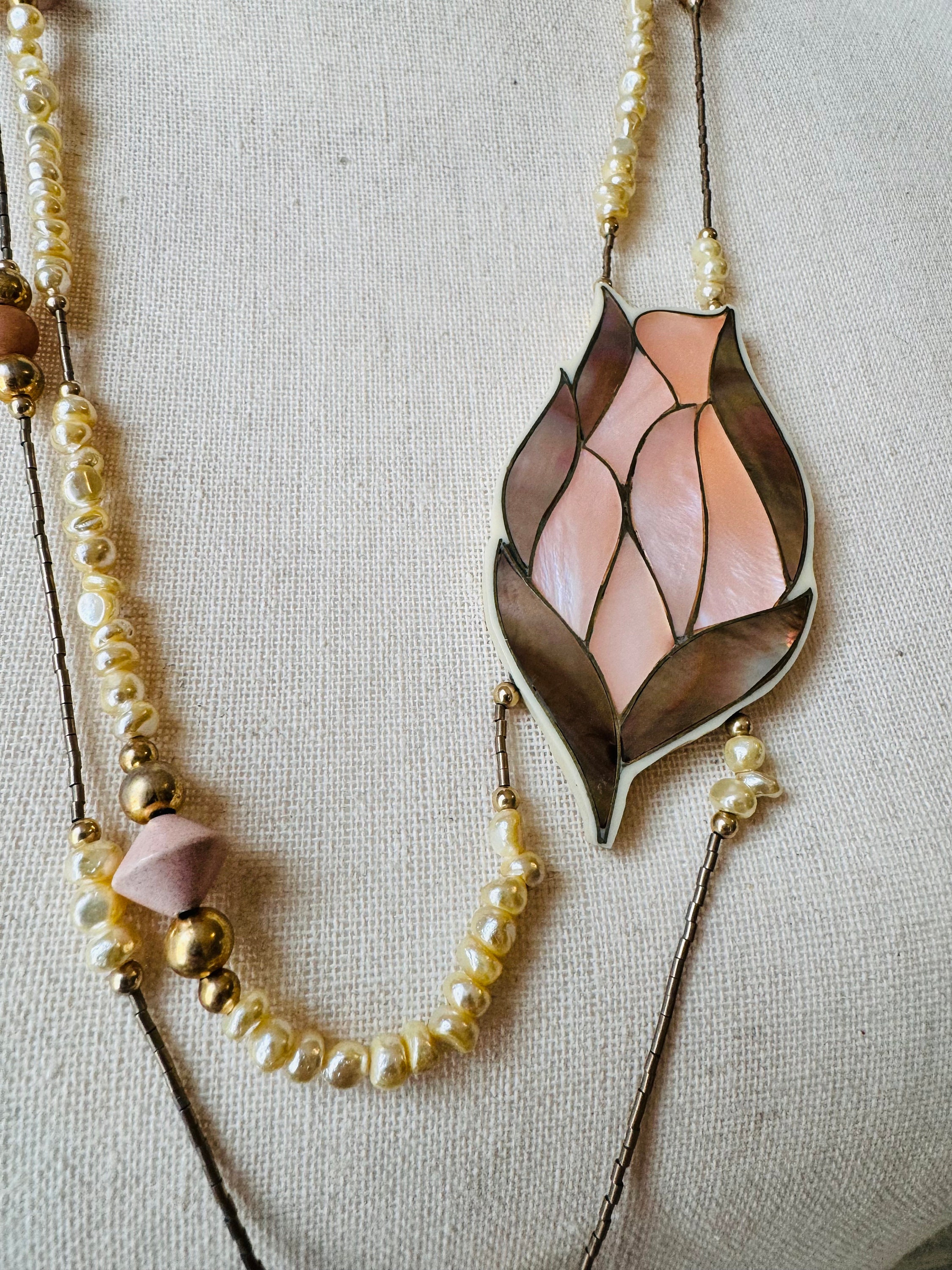 Vintage Karla Jordan Beaded Double Strand Necklace 26” (P) - Etsy