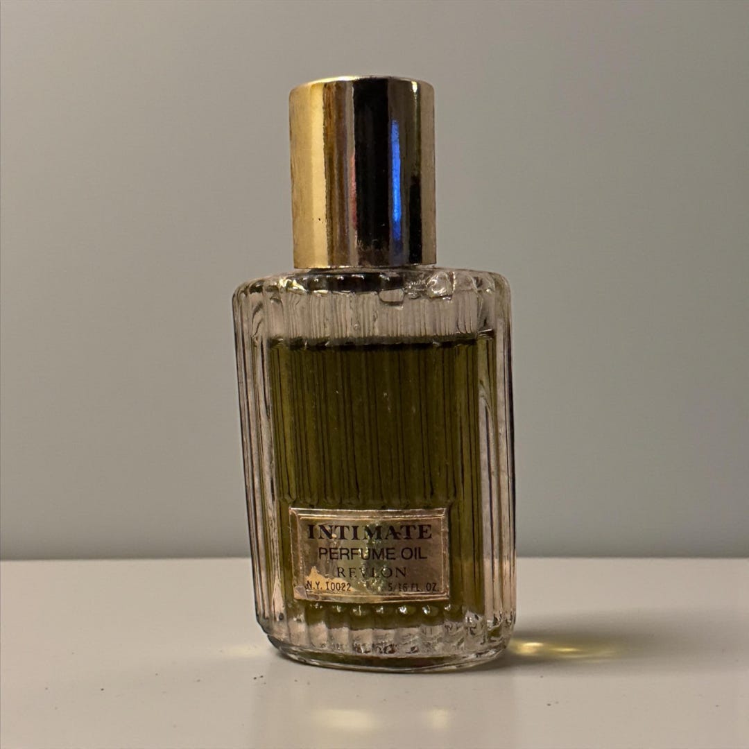 Vintage Intimate Perfume Oil by Revlon Splash Mini Bottle - Etsy