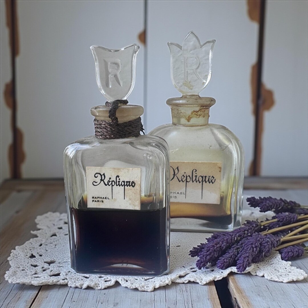 Vintage Set of Replique by Raphael Perfume Bottles and Contents - Etsy