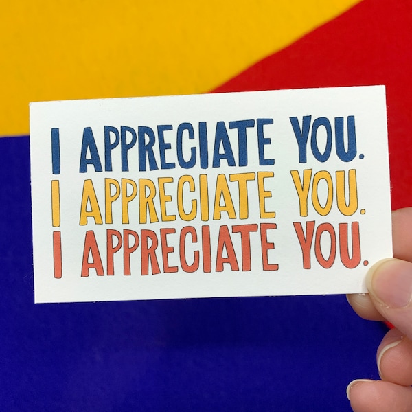 I Appreciate You - Etsy