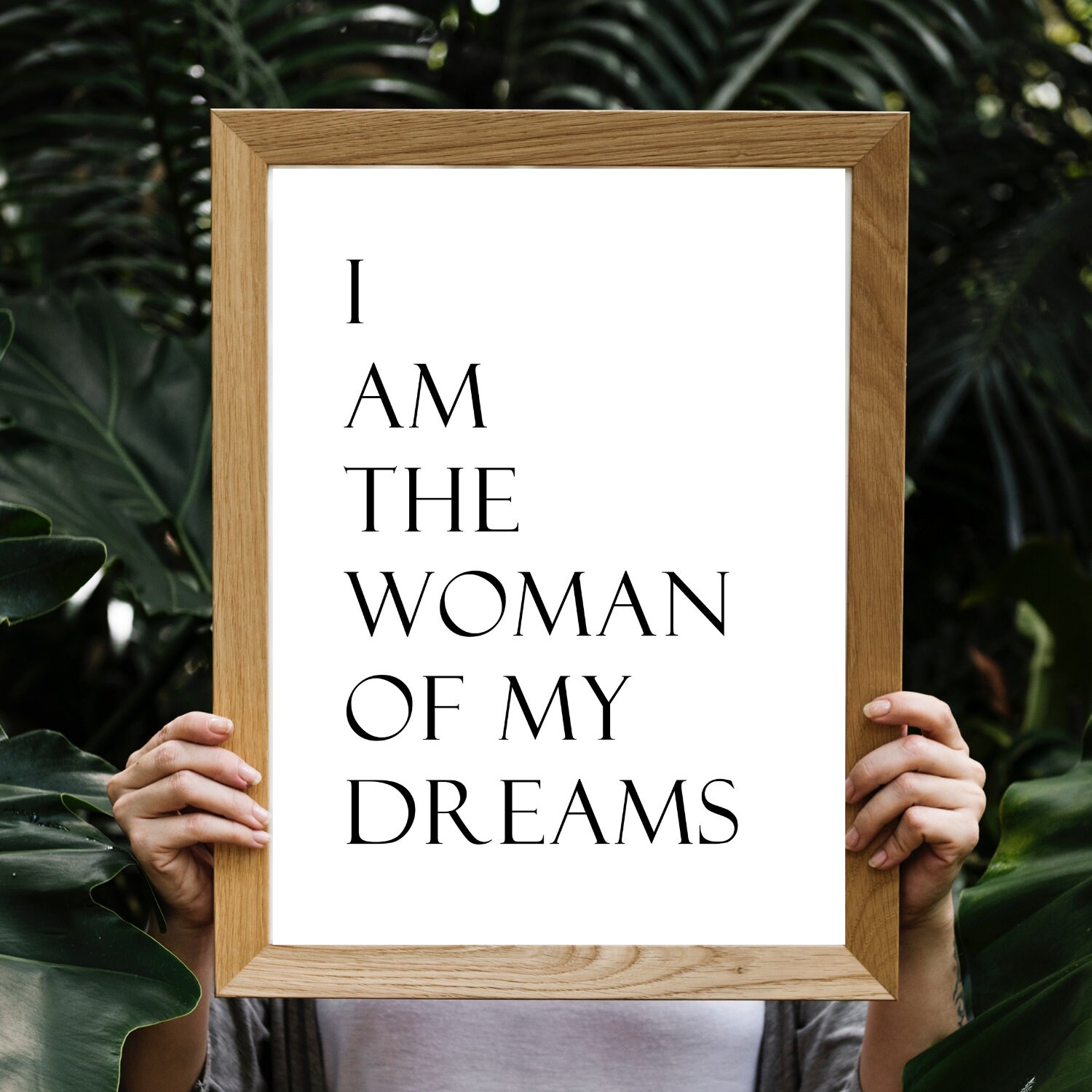 I Am the Woman of My Dreams Printable, Digital Print - Etsy