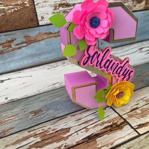 3D Letter 3D Letter Birthday Decor 3D Letter Party Decorations - Etsy