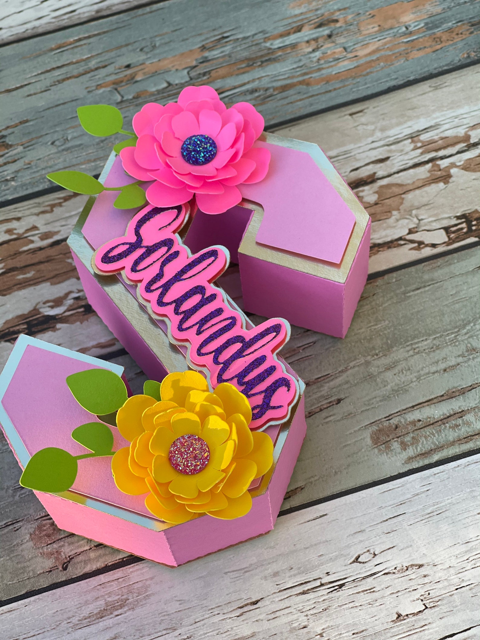 3D Letter 3D Letter Birthday Decor 3D Letter Party Decorations - Etsy