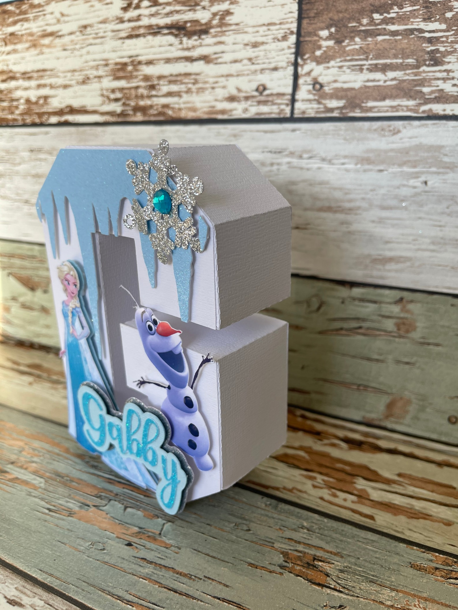 Frozen 3D Letter Elsa 3D Letter Frozen Party Supplies Elsa | Etsy