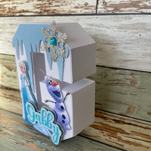 Frozen 3D Letter, Elsa 3D Letter, Frozen Party Supplies, Elsa Party ...