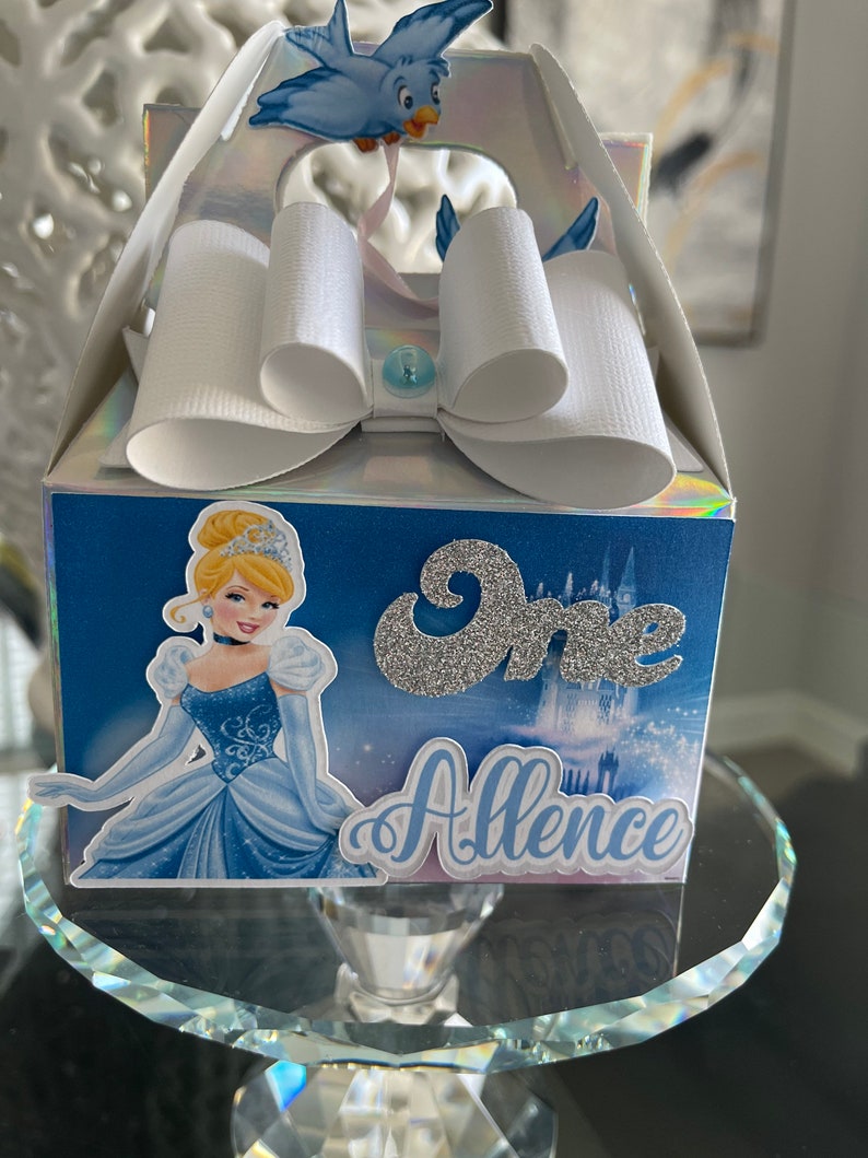 Cinderella Party Favor Box, Cinderella Birthday Cinderella Birthday ...