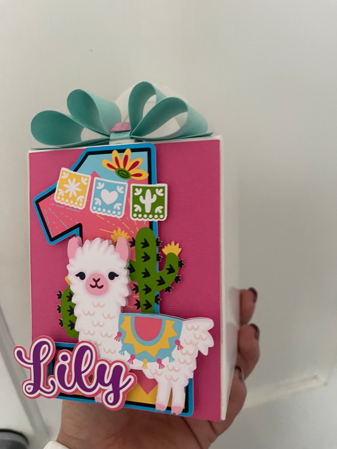 Llama Party Favor Box, Llama Birthday Theme, Llama Birthday Decoration ...