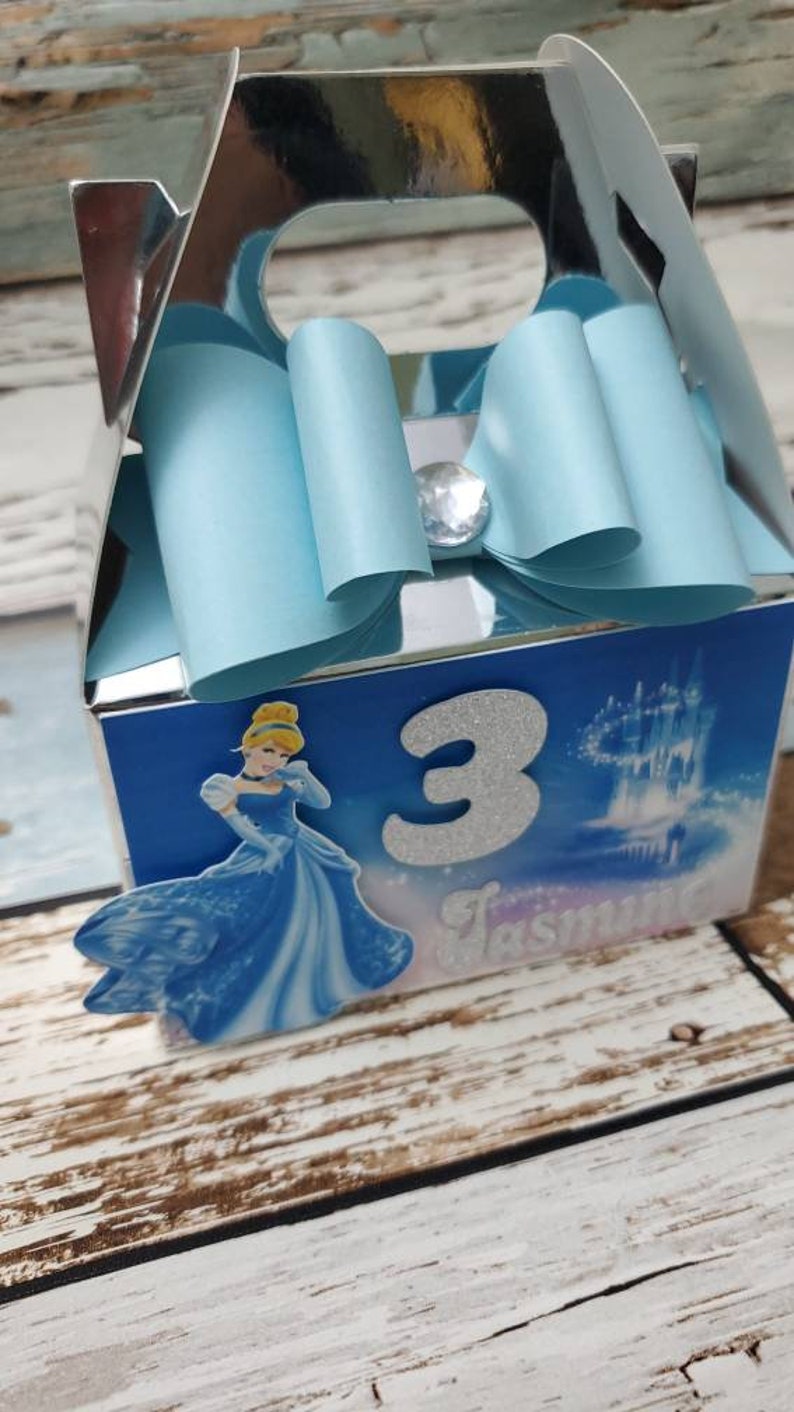 Cinderella party favor box Cinderella birthday Cinderella | Etsy