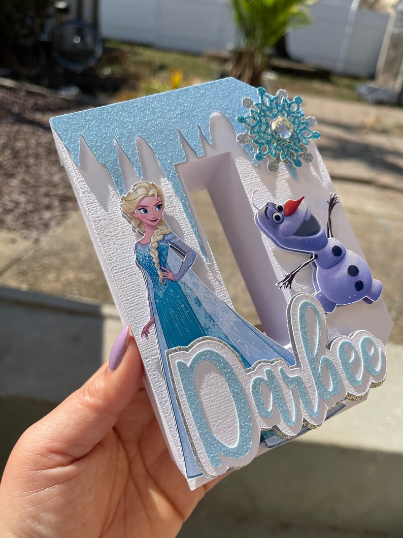Frozen 3D Letter Elsa 3D Letter Frozen Party Supplies Elsa | Etsy