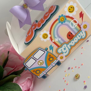 Groovy Party Favor Box, Groovy Treat Box, Two Groovy Birthday, One ...