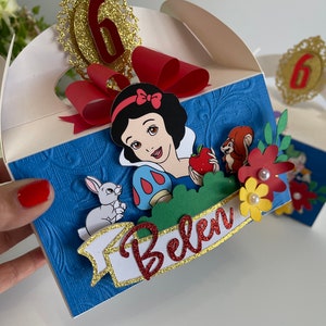 Snow White Birthday Party Favor Box, Snow White Birthday Decorations ...